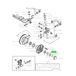 Mitsubishi FUSO® Truck Parts | Axle | Front Axle Hub And Drum