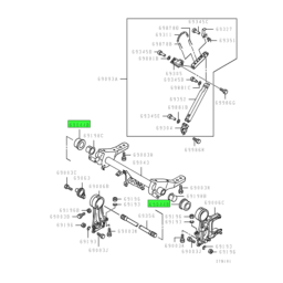 Mitsubishi FUSO® Truck Parts | Cab and Body | Front Cab Mounting ...