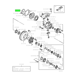 Mitsubishi FUSO® Truck Parts | Axle | Front Axle Hub And Drum | Source ...
