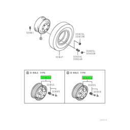 Mitsubishi FUSO® Truck Parts | Wheel and Tire | Wheel And Tire | Source ...
