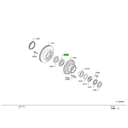 Mitsubishi FUSO® Truck Parts | Axle | Rear Axle Hub And Drum