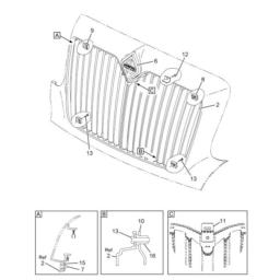 Navistar International® Truck Parts | Front Sheet Metal | Grille