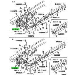 Mitsubishi FUSO® Truck Parts | Brakes | Brake Fluid Line | Source One ...