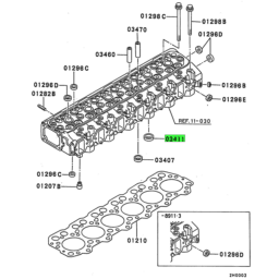 Mitsubishi FUSO® Truck Parts | Engine | Cylinder Head | Source One ...