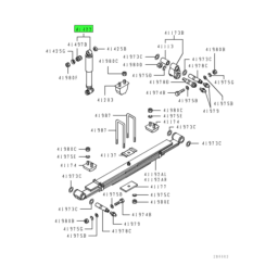 Mitsubishi FUSO® Truck Parts | Rear Suspension | Rear Suspension