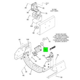 Navistar International® Truck Parts | Engine | Mounting | Insulator ...