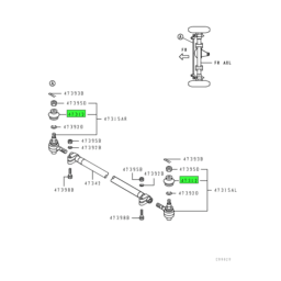 Mitsubishi FUSO® Truck Parts | Steering | Tierod