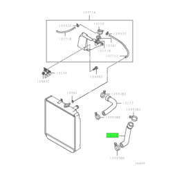 Mitsubishi FUSO® Truck Parts | Cooling | Radiator Hose And Condenser ...