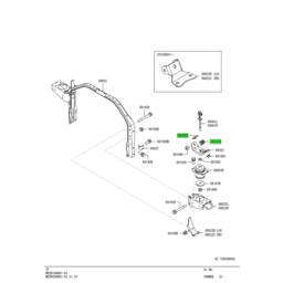 Mitsubishi FUSO® Truck Parts | Cab and Body | Rear Cab Mounting