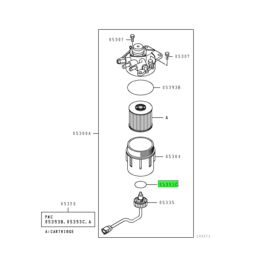 Mitsubishi FUSO® Truck Parts | Fuel | Fuel Filter And Hose | Source One ...