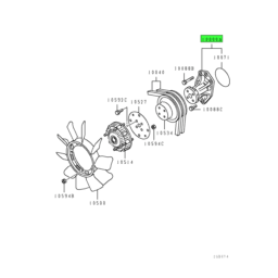 Mitsubishi FUSO® Truck Parts | Cooling | Water Pump And Fan | Source ...