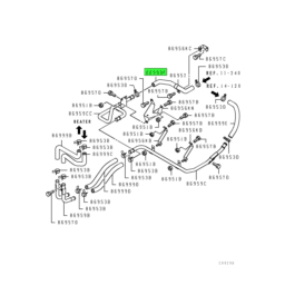 Mitsubishi FUSO® Truck Parts | HVAC | Heater Unit And Piping | Source ...