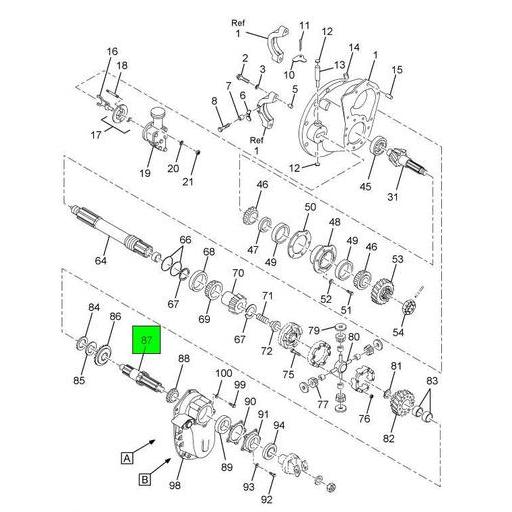 ETN0115126 Navistar International | Input Power Divider Lock Shaft ...