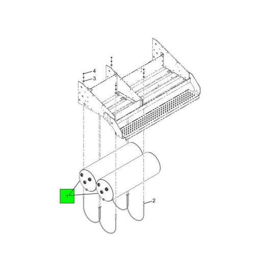 3832641C1 Navistar International | Primary/Secondary Air Tank Painted ...