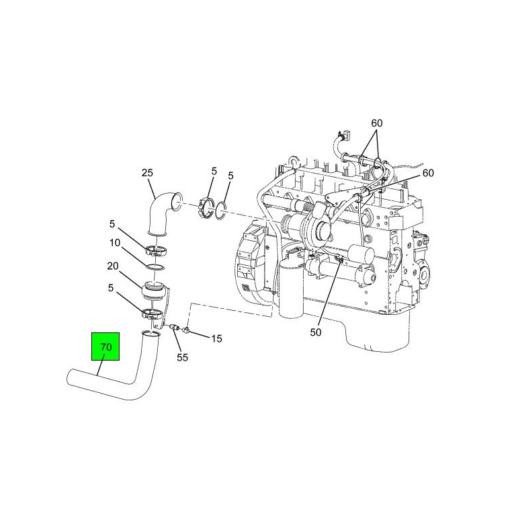 3534662C2 Navistar International | Lower Turbocharger Exhaust Pipe ...