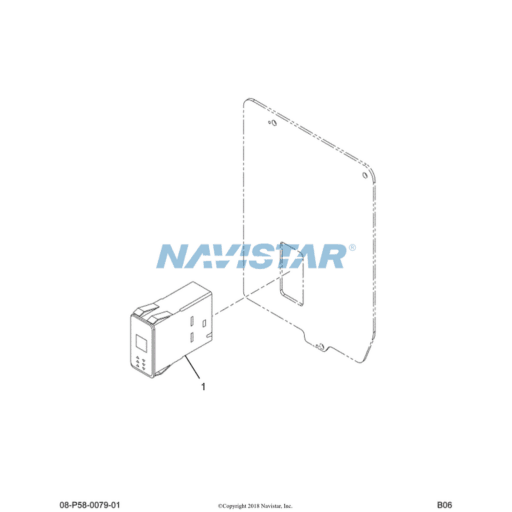 3584688C1 Navistar International | Instrument Display Module Eaton Gear ...