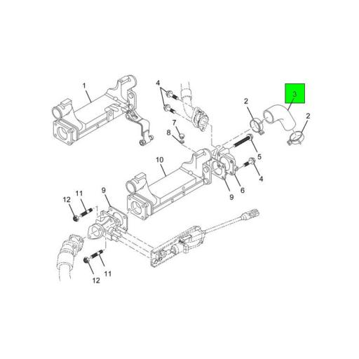 2601044C1 Navistar International | Air Duct Hose | Source One Parts Center