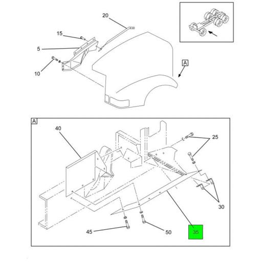 1517963C2 Navistar International | Front Fender Splash Guard | Source ...
