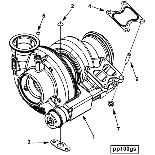 4089754 Cummins | Turbocharger Kit | Source One Parts Center