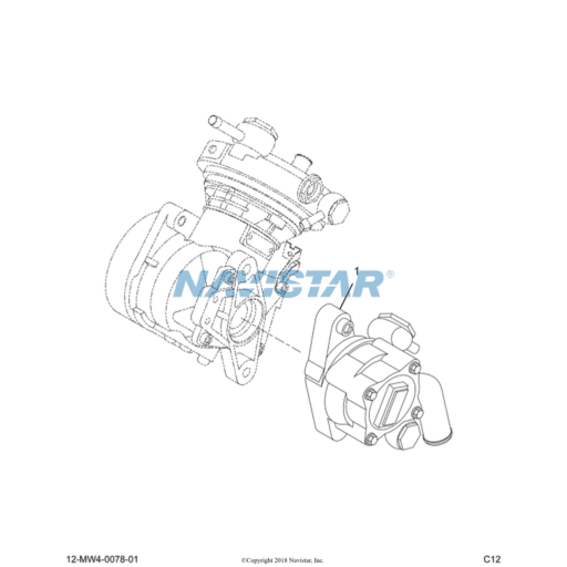 2601059C91 Navistar International | Power Steering Oil Pump Assembly ...