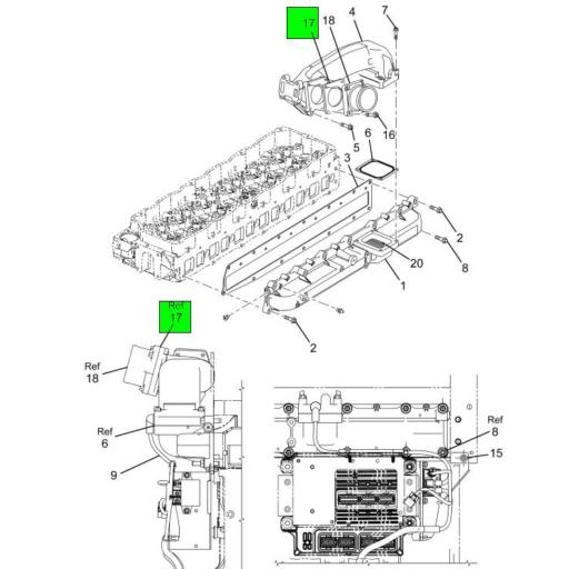 1850008C1 Navistar International | Air Inlet Seal Adapter | Source One ...