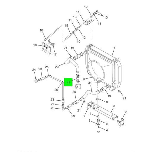 571593C1 Navistar International | Water Pump Hose | Source One Parts Center