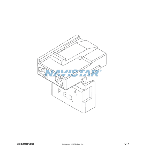 1661196C1 Navistar International | CONNECTOR BODY 2 WAY FEMALE | Source ...