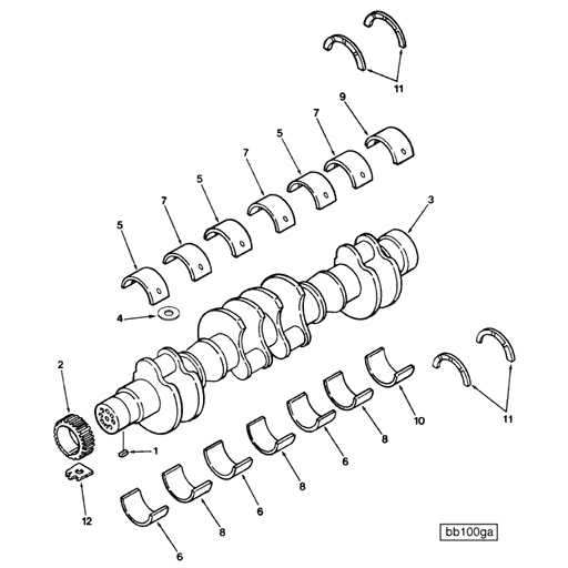 3801260 Cummins | Main Bearing-standard Set | Source One Parts Center
