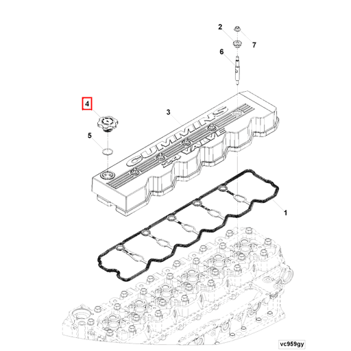 5271330 Cummins | Filler Cap | Source One Parts Center