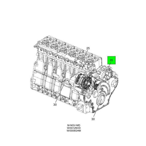 3611884C1 Navistar International | Alternator Pulley 10K 24 in Diameter ...