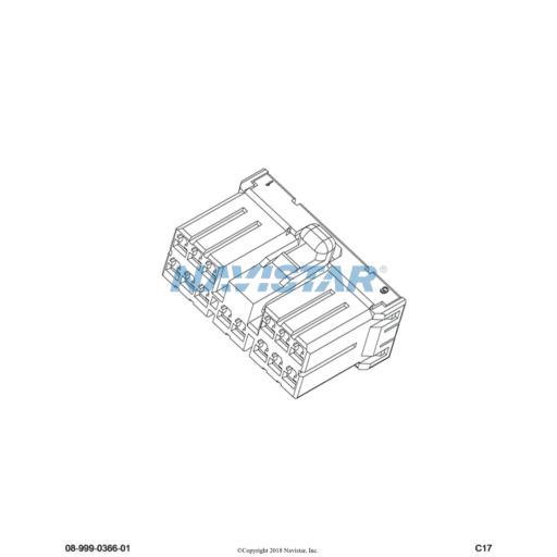 3548792C1 Navistar International | Body Connector 14-Way White | Source ...
