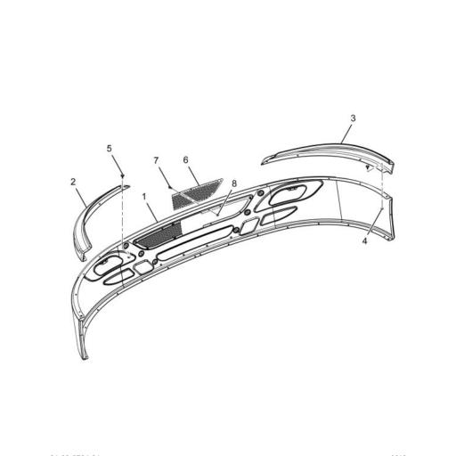 6720489C91 Navistar International | Front Bumper Assembly Horizon With ...