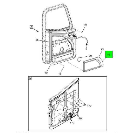 6127285C98 Navistar International | PANEL DOOR ASSEMBLY LEFT HAND ...