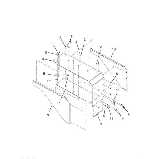 4085238C1 Navistar International | Aluminum Battery Box Cover | Source ...