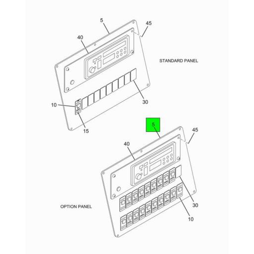 3860710C1 IC Bus | PANEL SWITCH CONSOLE OVHD W/TIMER | Source One Parts ...