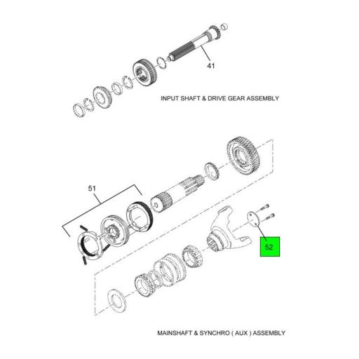 FULK4035 Navistar International | Output Yoke Flange Retaining Kit ...