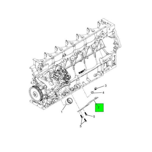 4096380C2 Navistar International | Oil Level Gauge Tube Bracket ...