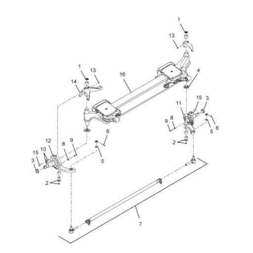 H68997026 Navistar International | AXLE FRT L/BK 146K LWB 2LF | Source ...