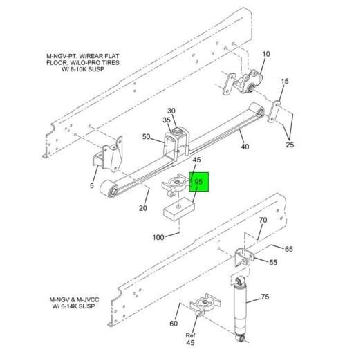 3596222C1 Navistar International | Front Spring Spacer | Source One ...