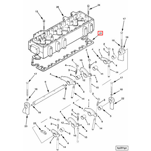 3892667 Cummins | Rocker Lever Housing Gasket | Source One Parts Center