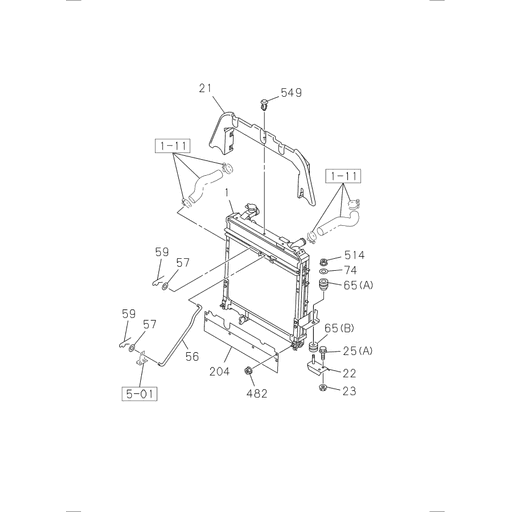 8-98127-786-1 Isuzu | Rad Mtg Bracket | Source One Parts Center