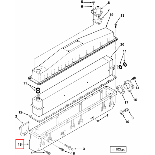 3609930 Cummins | Air Intake Manifold | Source One Parts Center