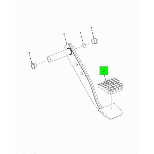 4181854C1 Navistar International | Brake Pedal | Source One Parts Center