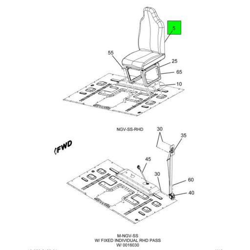 4046818C91 Navistar International | Passenger Seat Static High | Source ...