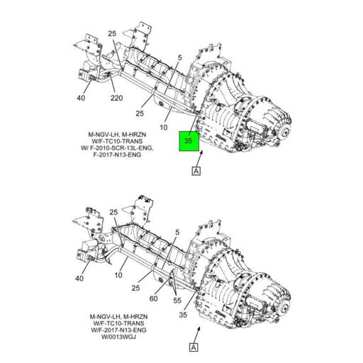 4019830C1 Navistar International | 90-Degree Adapter 1-5/16-12 ORBS x ...