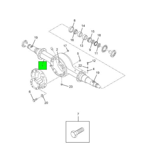 2596208C1 Navistar International | Rear Axle Housing | Source One Parts ...