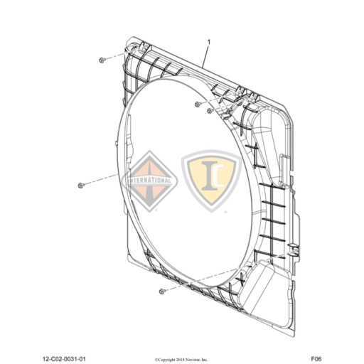 2591615C91 Navistar International | Fan Shroud | Source One Parts Center