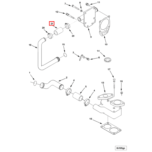 3021429 Cummins | Plain Hose | Source One Parts Center