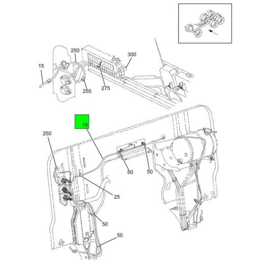 2016812C91 Navistar International | Electrical Harness for Chassis ...