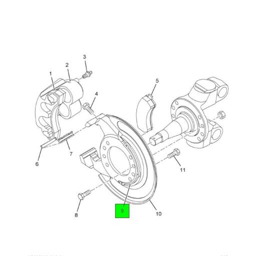 1660563C1 Navistar International | PLATE ANCHOR BRAKE SHOE LEFT HAND ...